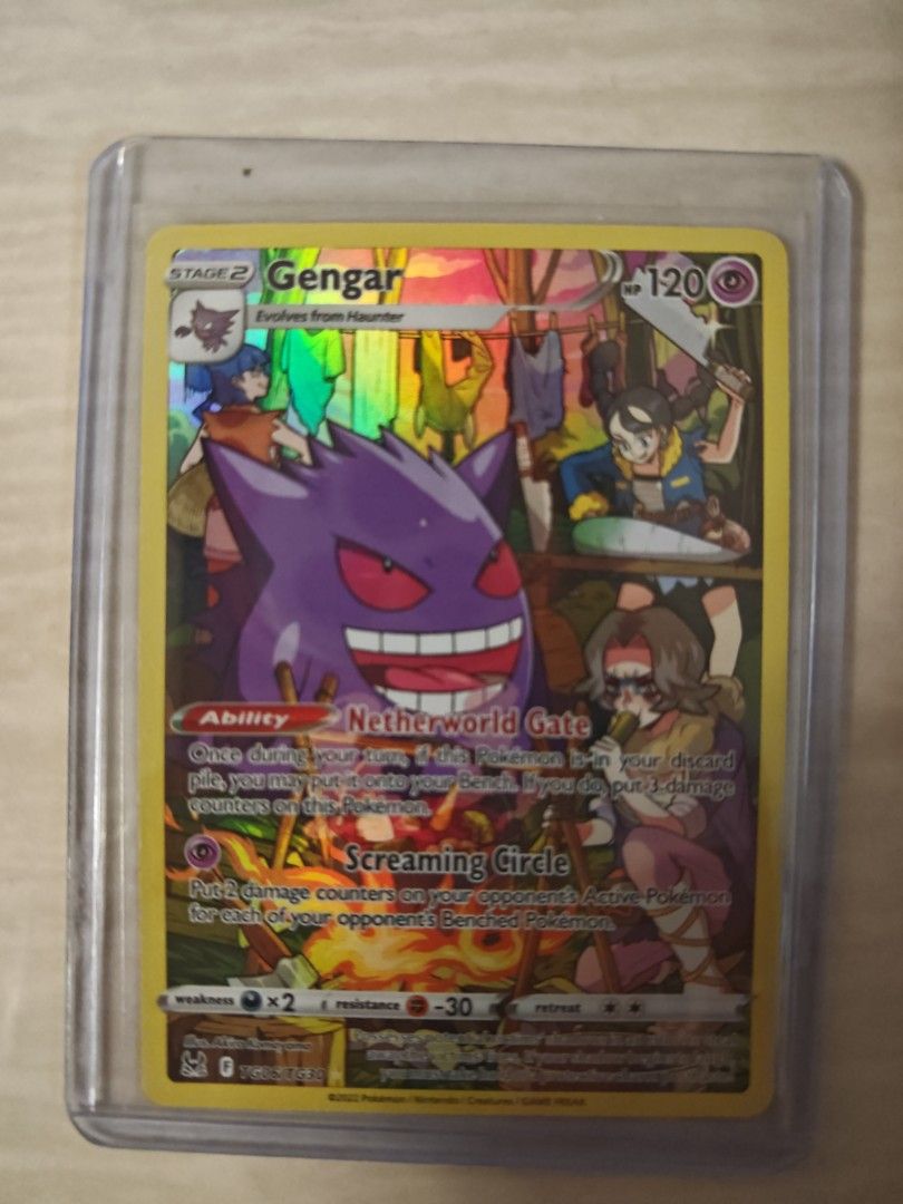 Gengar VMAX - Netherworld Gate - Pokemon Card, Hobbies & Toys, Toys ...