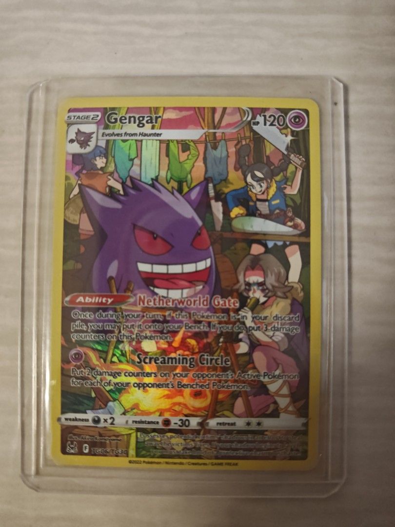 Gengar VMAX - Netherworld Gate - Pokemon Card, Hobbies & Toys, Toys ...