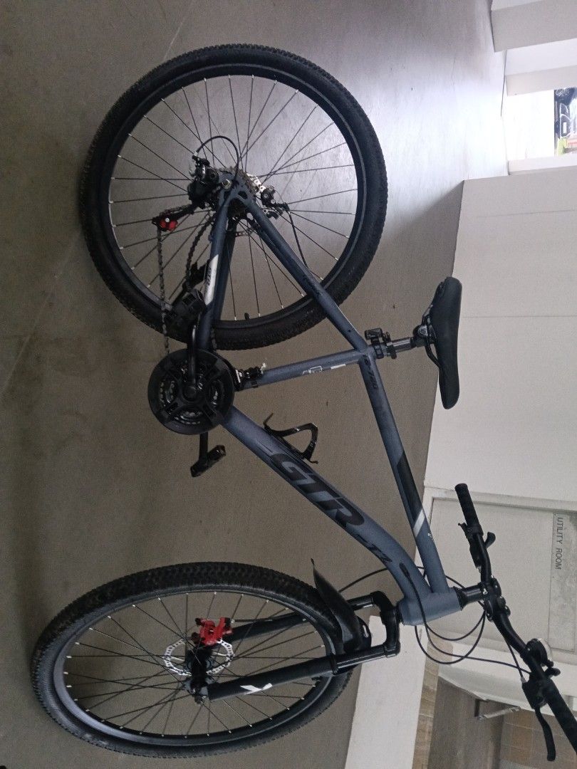 GTR T2 Mountain Bike - Grey, Sports Equipment, Bicycles & Parts ...