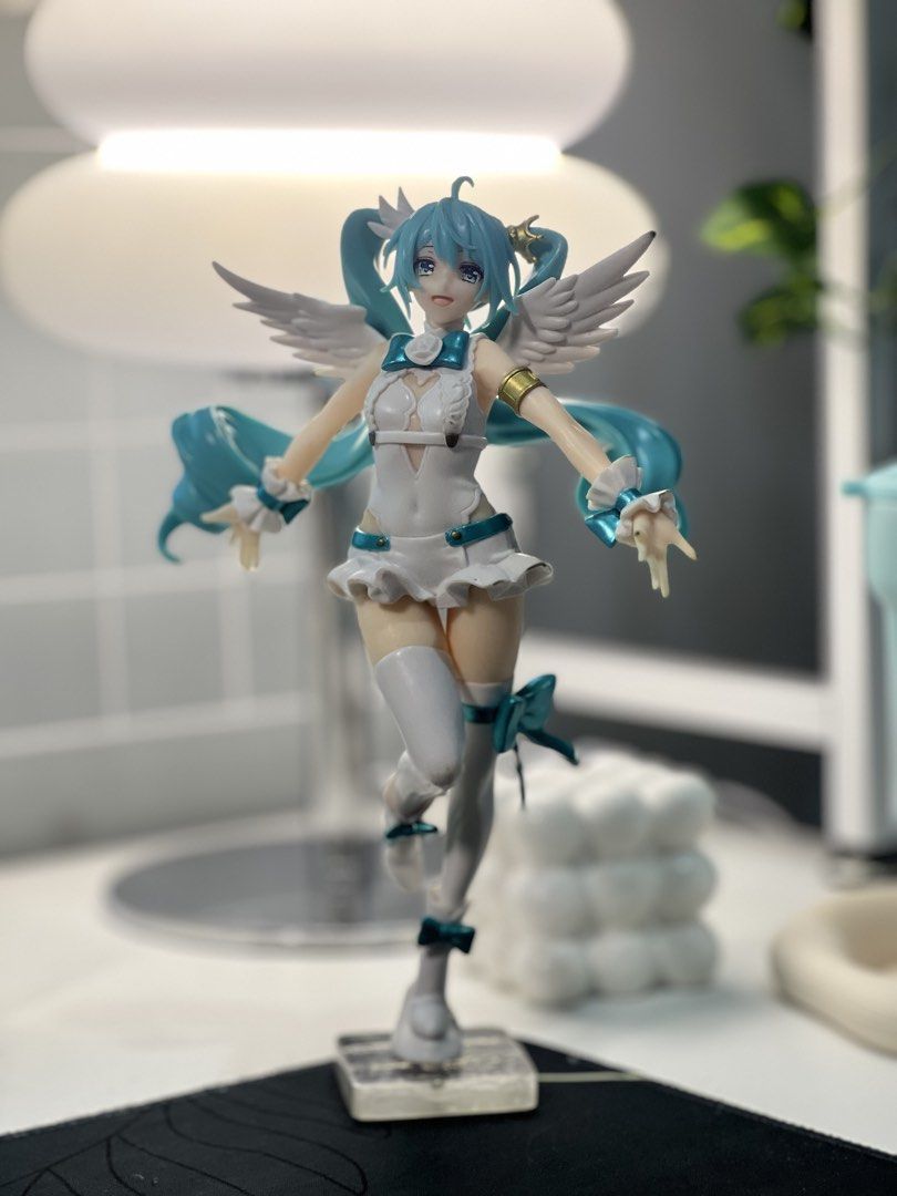 Hatsune Miku Angel Figure, Hobbies & Toys, Toys & Games on Carousell