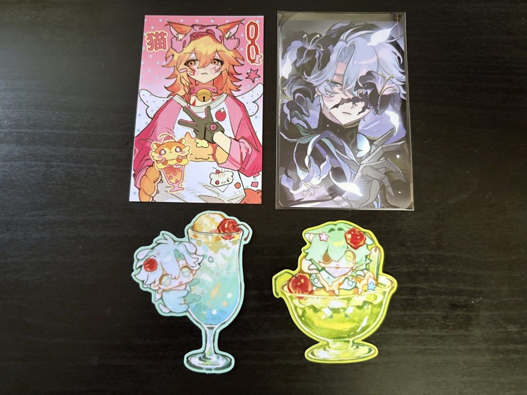 Honkai star rail hsr set fan merch photocards and stickers Mydei ...