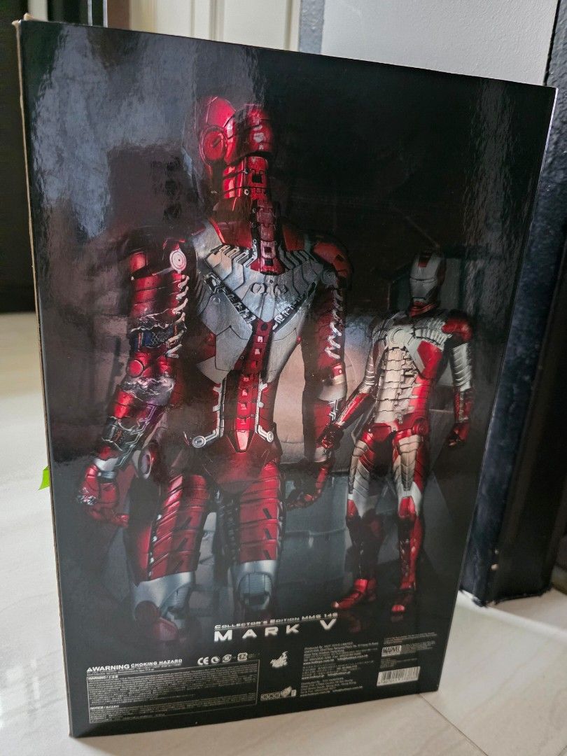 Hot Toys Iron Man 2 Mark V Collectible Figure, Hobbies & Toys, Toys ...
