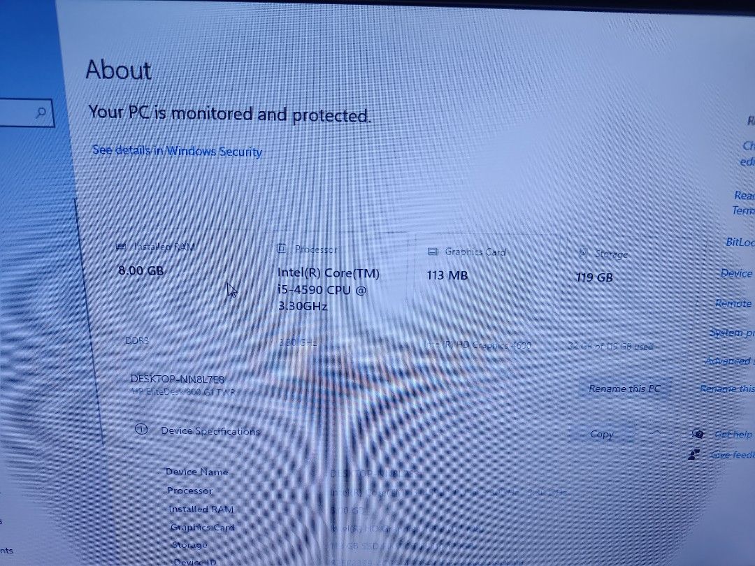 HP Desktop Computer Set with Monitor, Computers & Tech, Desktops on ...