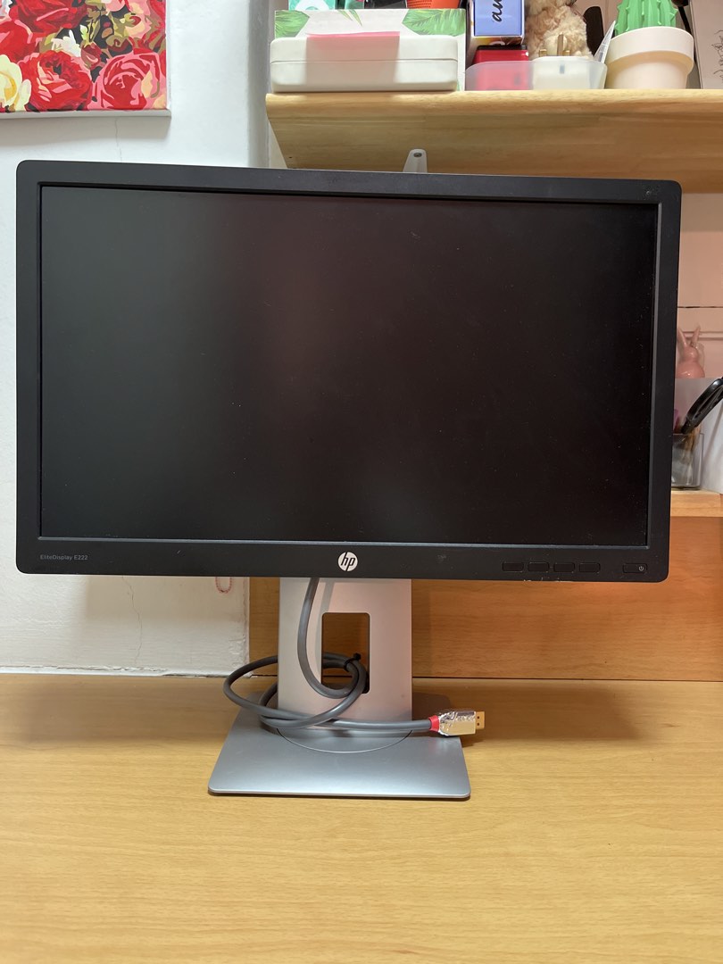 HP E222 Monitor, Computers & Tech, Parts & Accessories, Monitor Screens ...