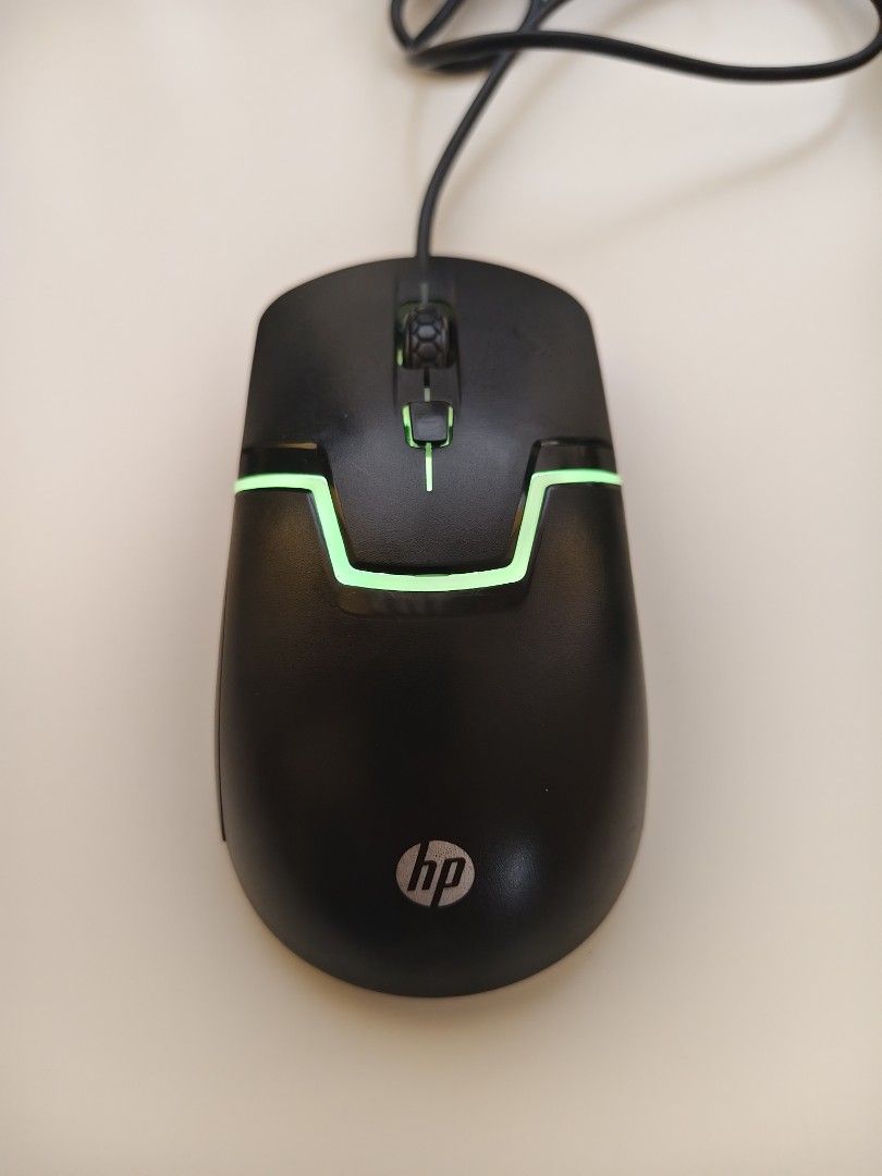 HP M100 Wired Gaming Mouse with RGB Lighting, Computers & Tech, Parts ...