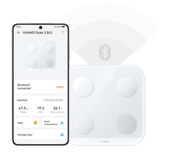 Huawei Scale 3 (Body Scale Machine), Sports Equipment, Exercise ...