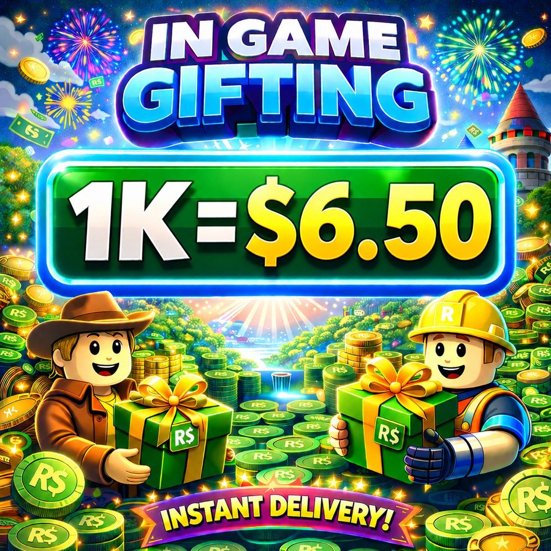 [INSTANT] Roblox Robux In Game Gifting 1K - $6.50 , Video Gaming ...