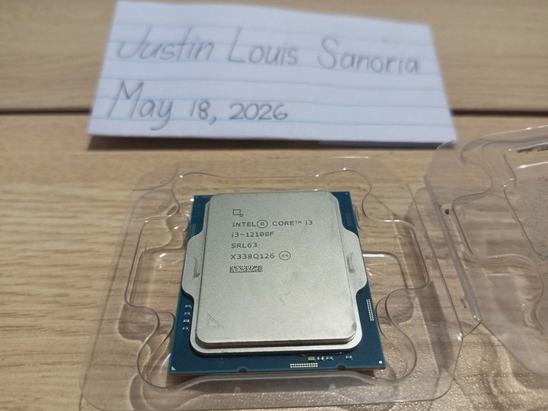 Intel Core i3-1200F LGA 1700 Alder Lake CPU, Computers & Tech, Parts ...