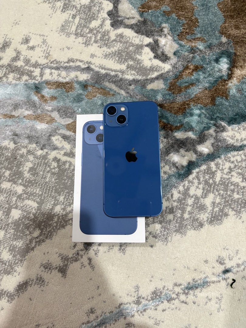 iPhone 13 BLUE 256GB with BOX, Mobile Phones & Gadgets, Mobile Phones ...