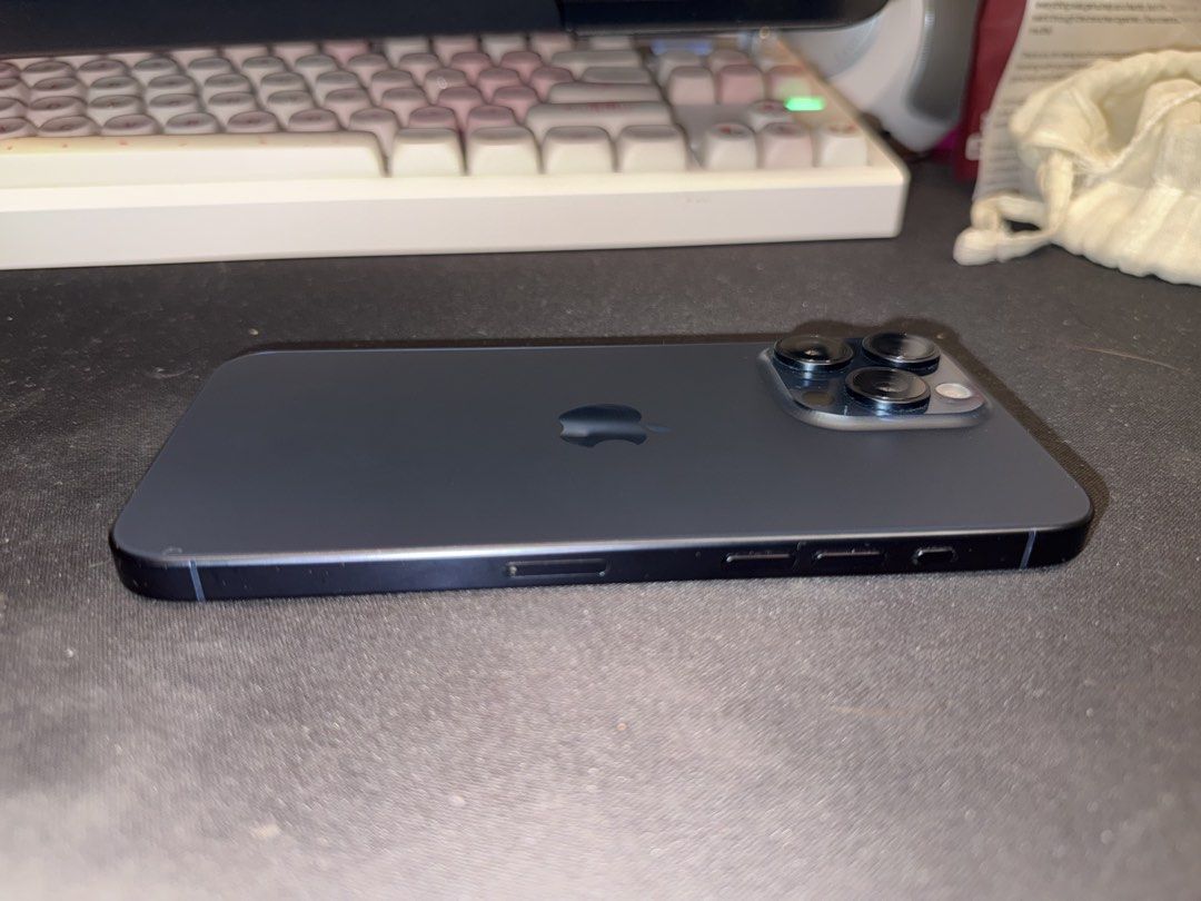 iPhone 15 Pro Max Blue Titanium 256GB, Mobile Phones & Gadgets, Mobile ...
