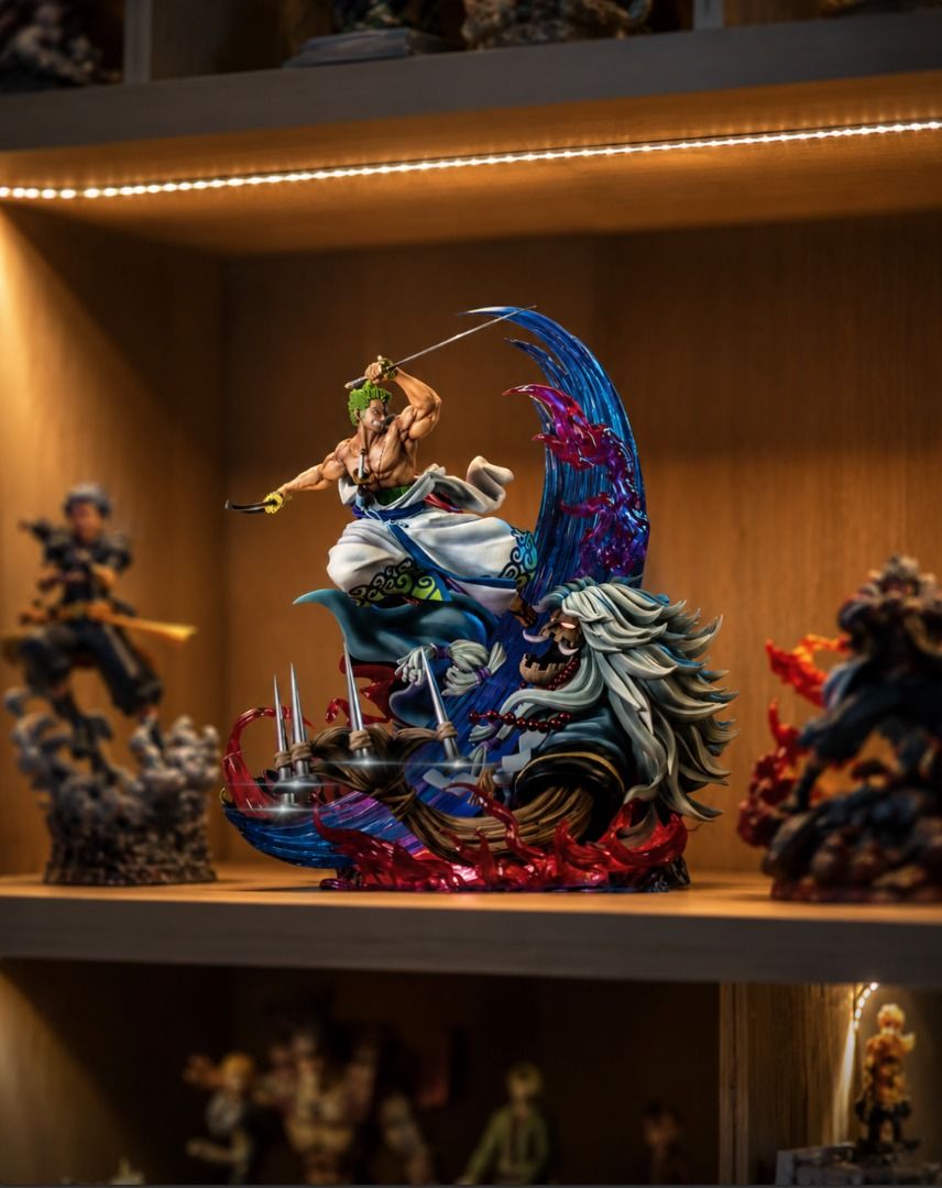 Jimei Palace Zoro vs Hawkins One Piece Anime Resin, Hobbies & Toys ...