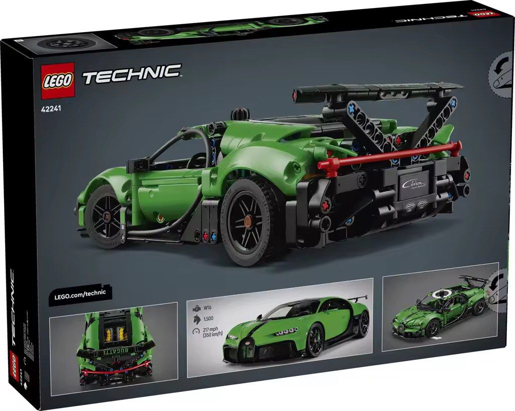 [Jun2026] LEGO Technic 42241 Bugatti Chiron Pur Sport, Hobbies & Toys ...