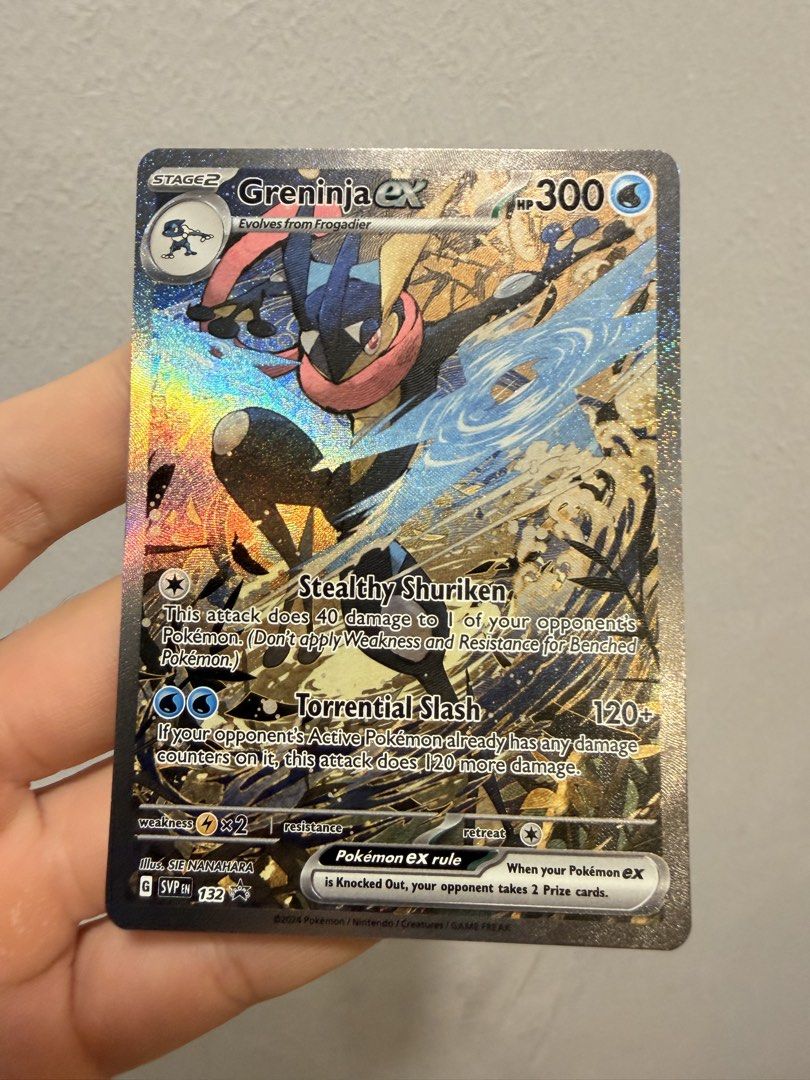 Kingdra & Greninja Ex #131 #132 Shrouded Fable Illustration Collection ...