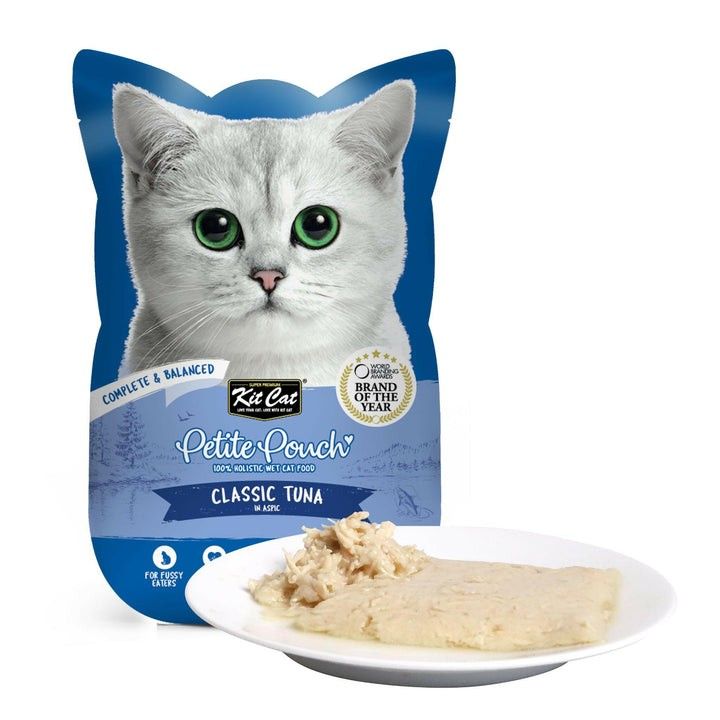 Kit Cat Petite Pouch Classic Tuna Cat Food, Pet Supplies, Pet Food on ...