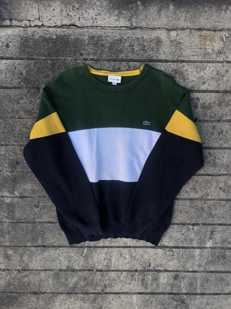 KNITTED LACOSTE 3 TONE COLOR, Men's Fashion, Tops & Sets, Tshirts ...