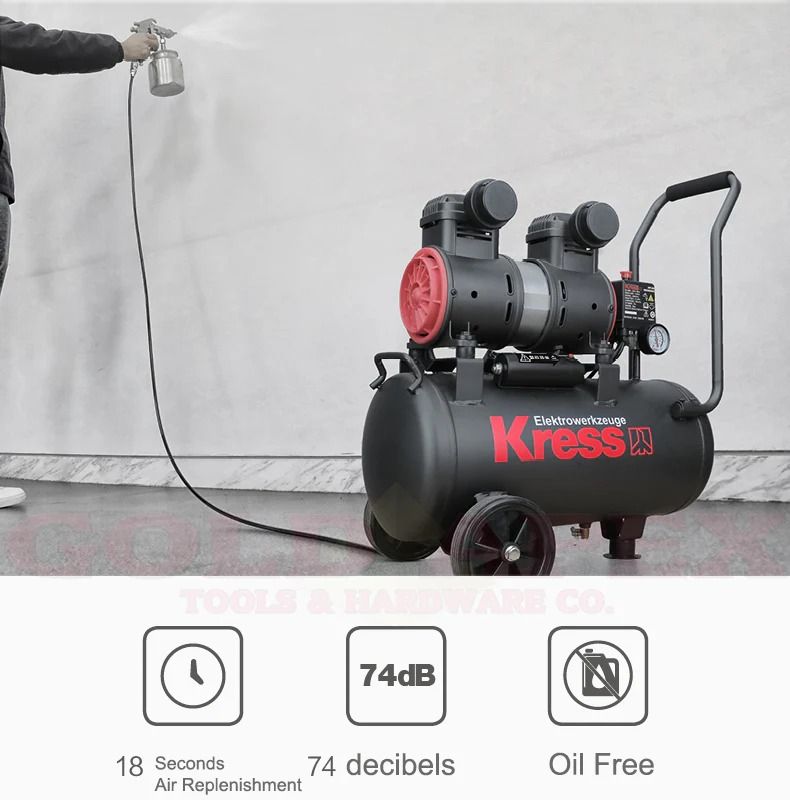 KRESS KP150 AIR COMPRESSOR 3HP OIL FREE, Commercial & Industrial ...