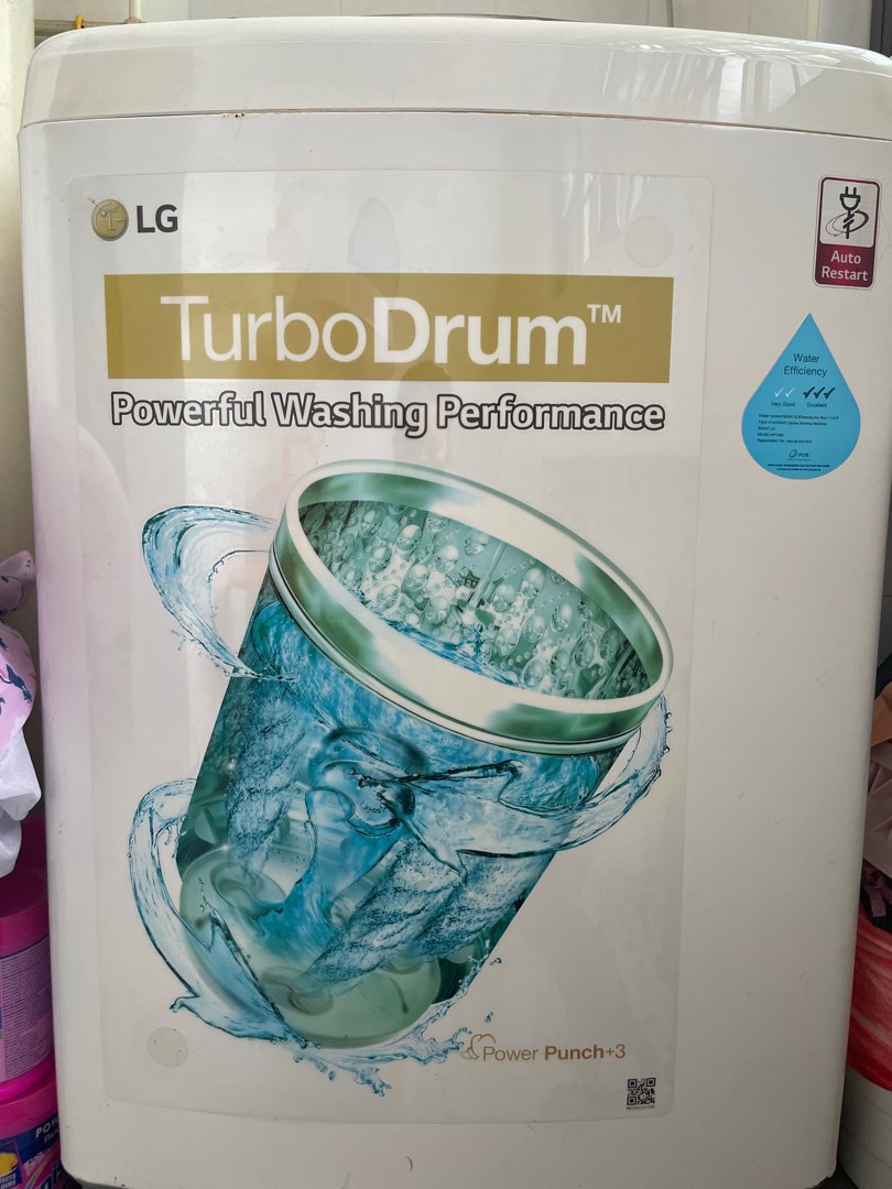 LG 10kg Top Load Washing Machine, TV & Home Appliances, Washing ...