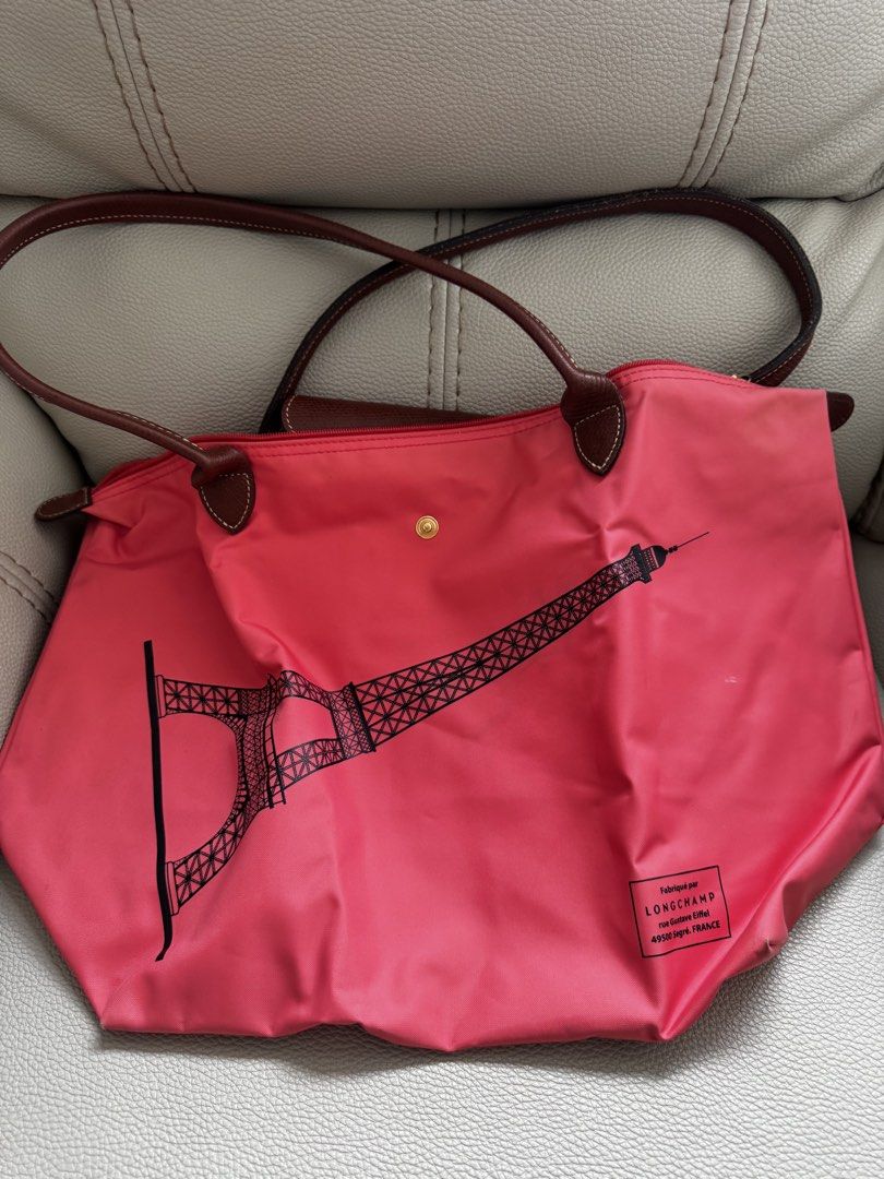 Longchamp Eiffel Tower Tote Bag, 女裝, 手袋及銀包, Tote Bags - Carousell