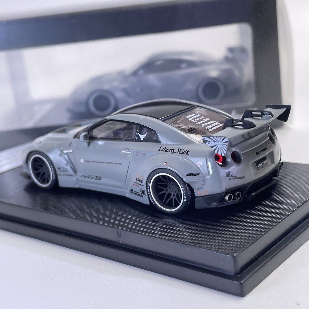 MC model NISSAN GTR R35 LBWK GREY, Hobbies & Toys, Toys & Games on ...
