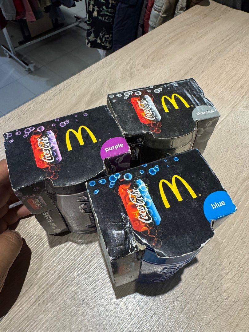 McDonald's Limited Edition Coca-Cola can-shaped glasses from the 2011 ...