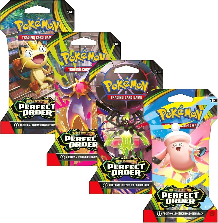 Mega Evolution Perfect Order Booster Pack (Sleeved), Hobbies & Toys ...
