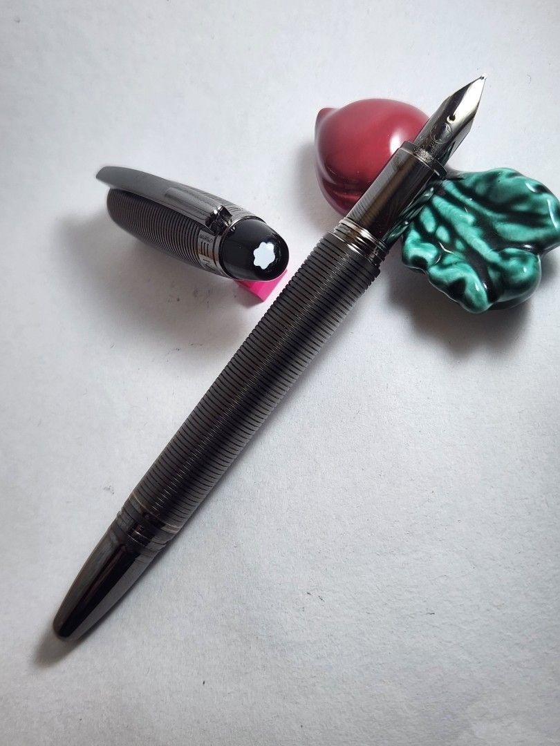Montblanc Starwalker Midnight Black Metal Fountain Pen, Hobbies & Toys ...