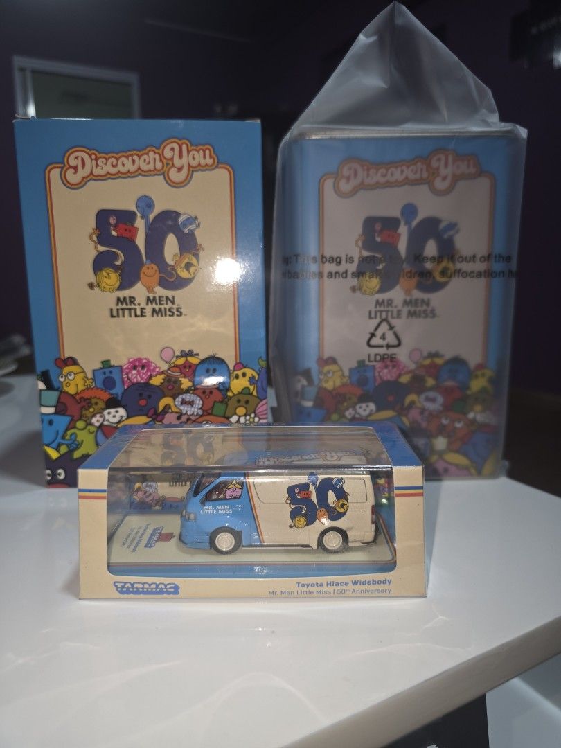 Mr. Men Little Miss "Discover You" 50th Anniversary Toy Van, Hobbies ...