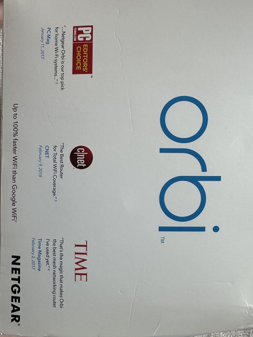 NETGEAR Orbi RBR50 Router, 電腦＆科技, 電腦周邊及配件, Wifi及上網相關產品 - Carousell