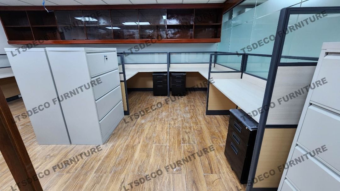 NEW WORKSTATION TABLE DESK OFFICE PARTITION FURNITURES, Furniture ...