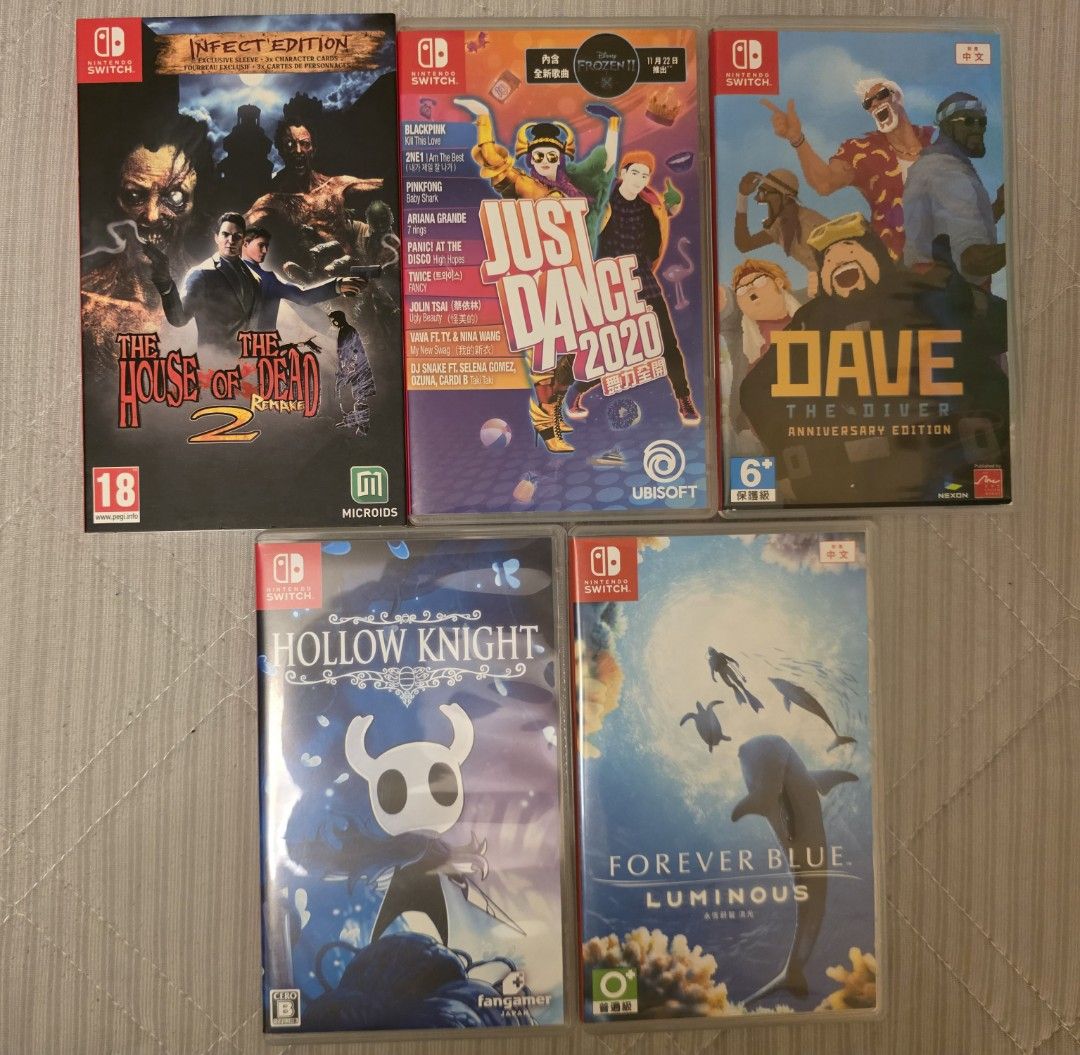 Nintendo Switch: House of the Dead 2, Just Dance 2020, Dave the diver ...