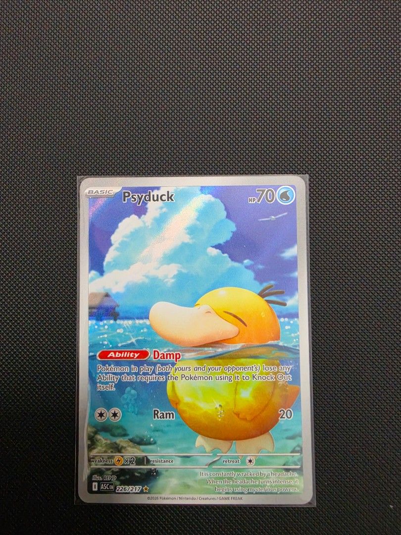 N's Zekrom pokemon center, psyduck IR and Espeon Ex SIR, Hobbies & Toys ...