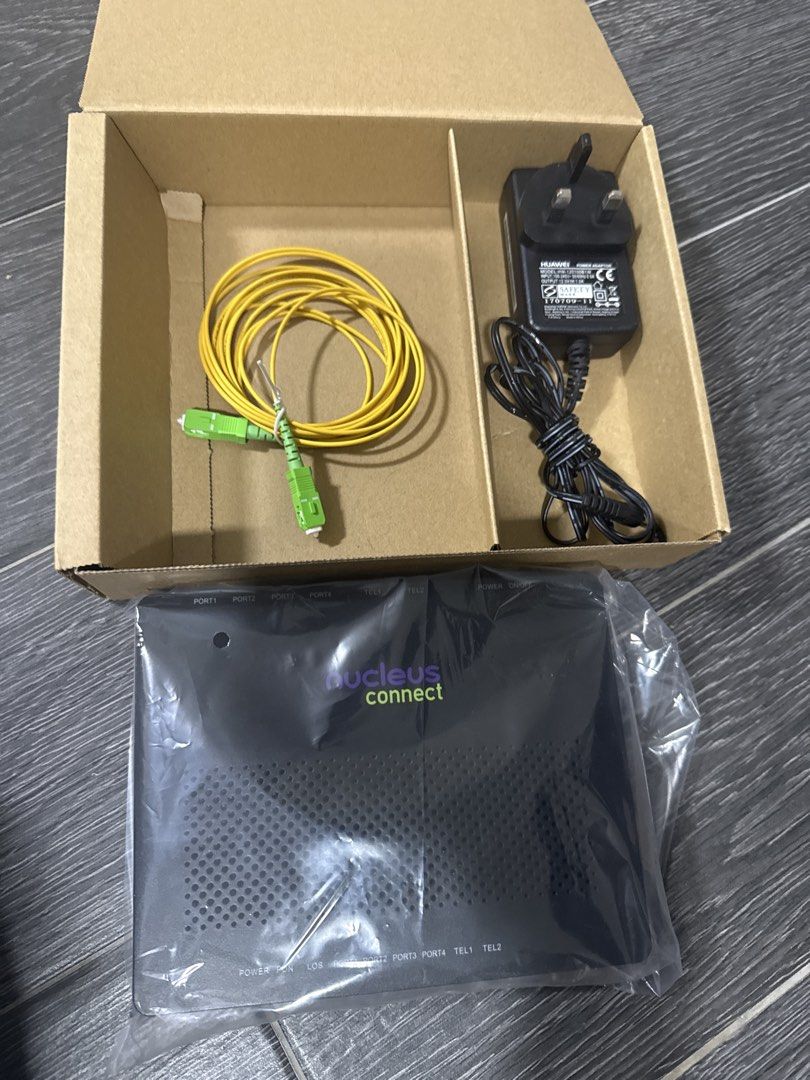 Nucleus Connect Router with Power Adapter and Fiber Cable, Computers ...