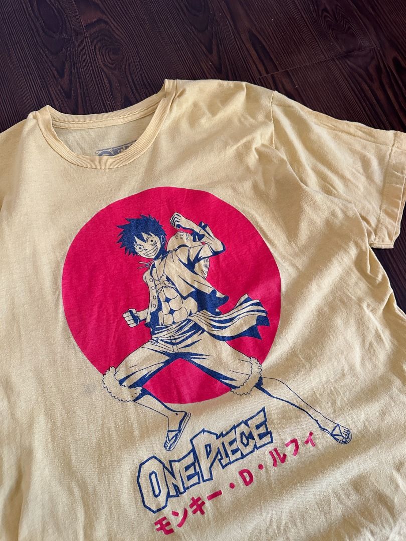 One Piece "Monkey D. Luffy" Graphic Shirt, Men's Fashion, Tops & Sets ...