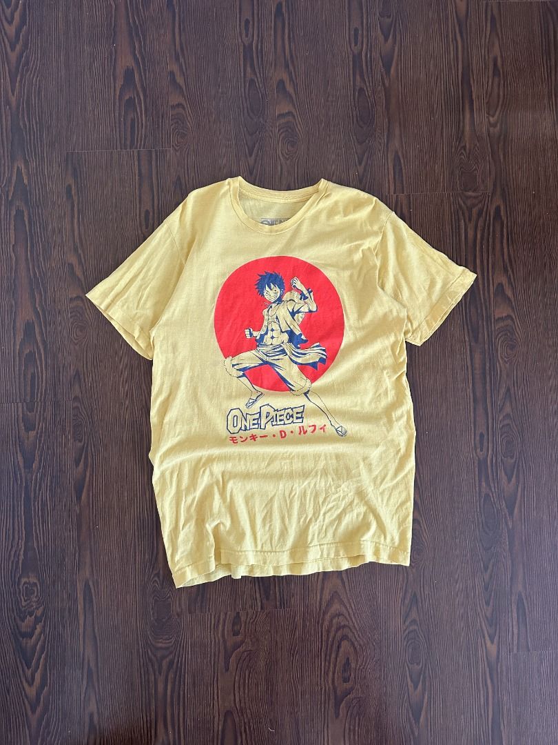 One Piece "Monkey D. Luffy" Graphic Shirt, Men's Fashion, Tops & Sets ...
