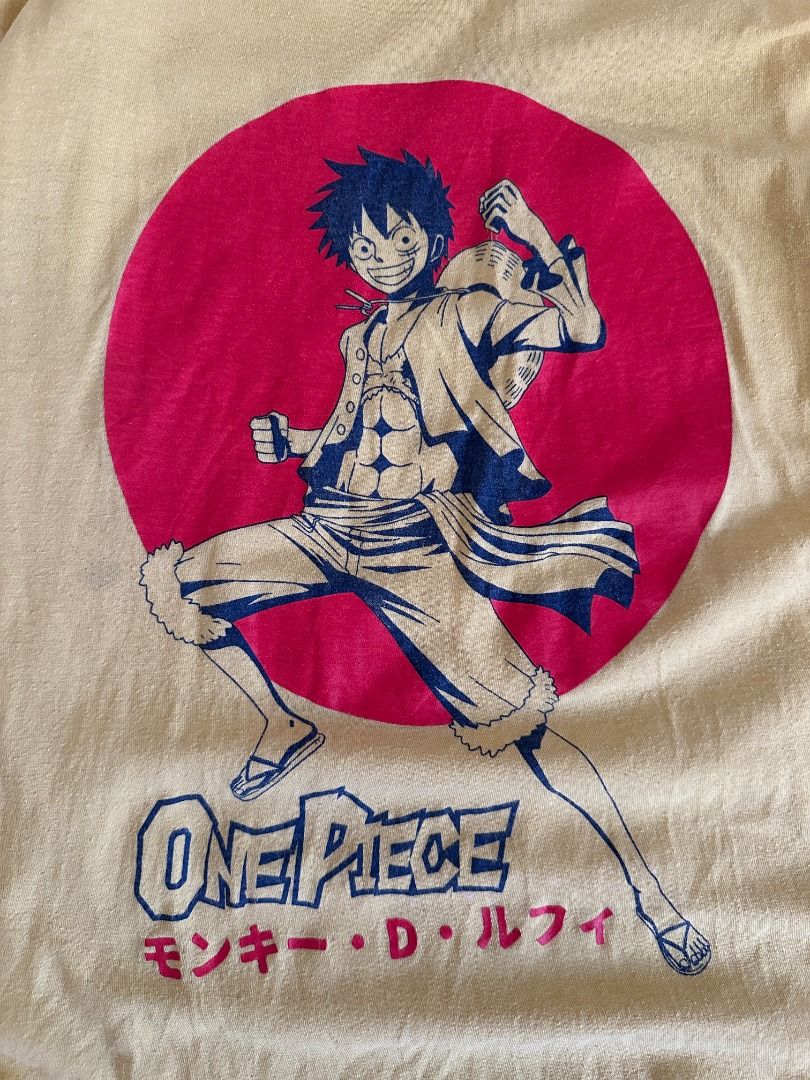 One Piece "Monkey D. Luffy" Graphic Shirt, Men's Fashion, Tops & Sets ...