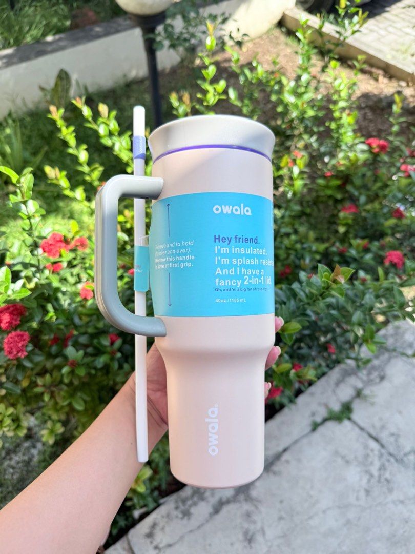 Owala Tumbler Dune Drifter Bottle 40oz, Fesyen Wanita, Aksesoris di ...