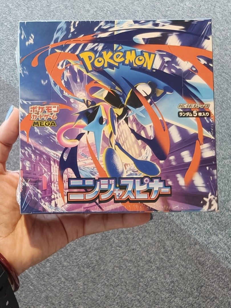 Pokemon Card Game Mega Ninja Spinner Booster Box, Hobbies & Toys, Toys ...