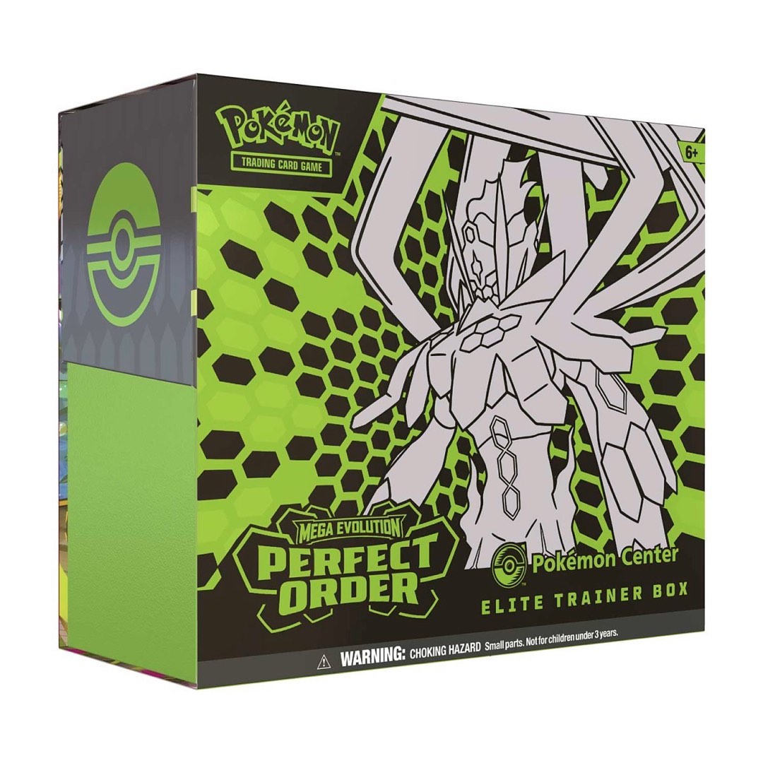 Pokemon Mega Evolution Perfect Order Elite Trainer Box, Hobbies & Toys ...