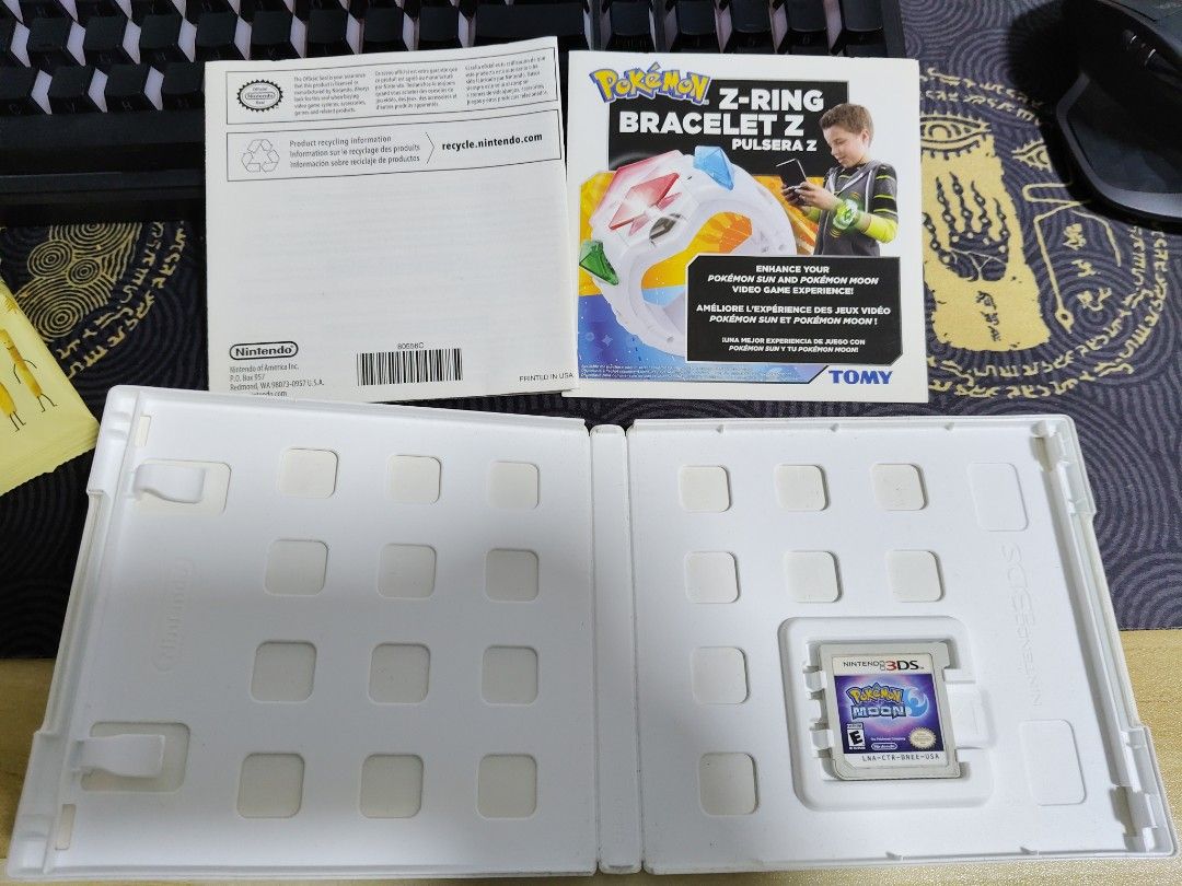 Pokemon Moon 3DS Game Cartridge CIB, Video Gaming, Video Games ...
