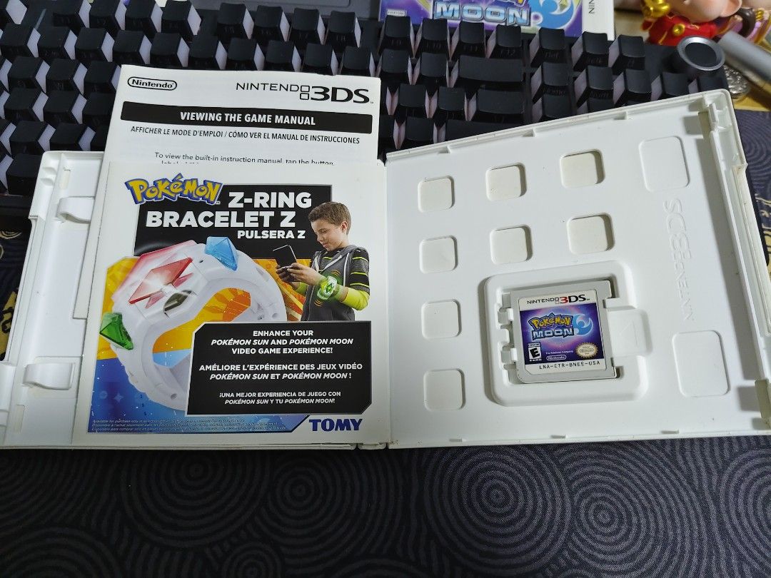 Pokemon Moon 3DS Game Cartridge CIB, Video Gaming, Video Games ...