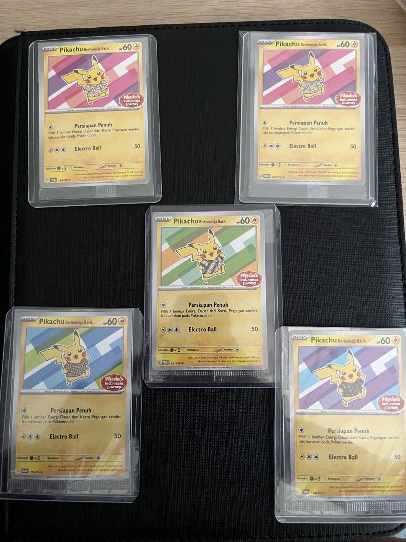 Pokemon Pikachu Batik TCG, Hobbies & Toys, Toys & Games on Carousell