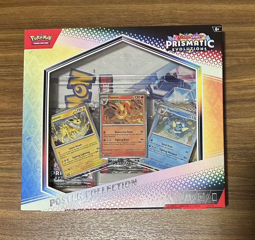 Pokemon Scarlet & Violet Prismatic Evolutions Poster Collection ...