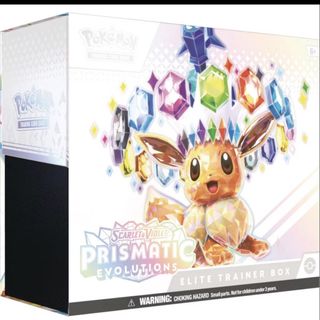 Pokemon Scarlet & Violet Prismatic Evolutions Elite Trainer Box ...