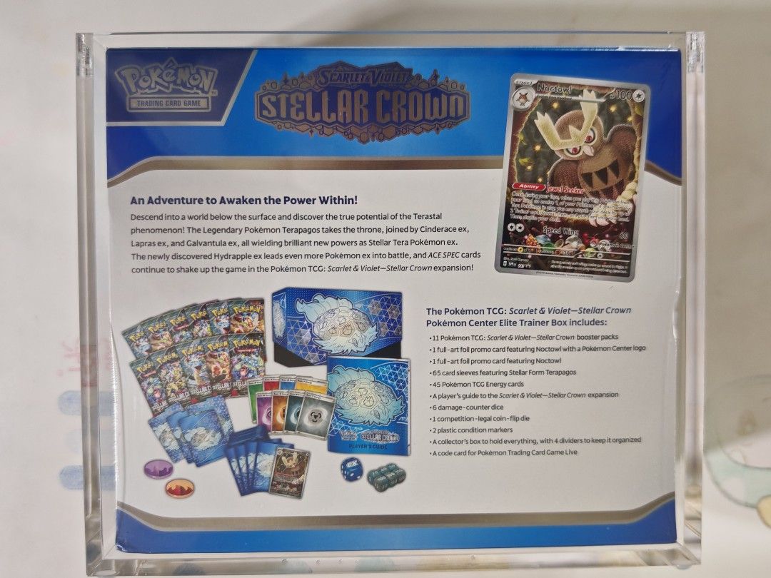 Pokemon Scarlet & Violet Stellar Crown Elite Trainer Box, Hobbies ...