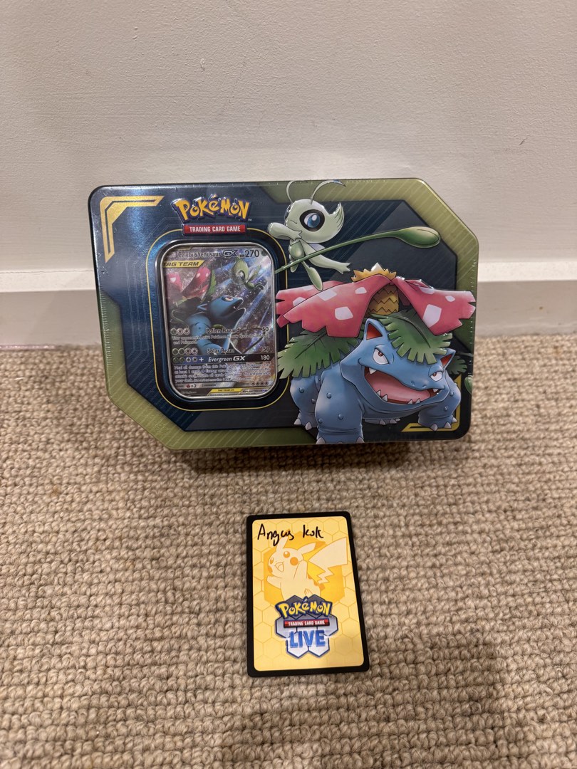 Pokemon Tag Team GX Venusaur and Celebi GX, Hobbies & Toys, Toys ...