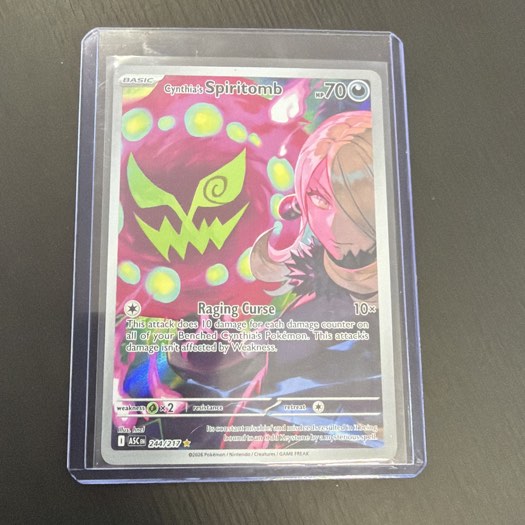 Pokemon TCG - Gengar Spiritomb V #244, Hobbies & Toys, Toys & Games on ...
