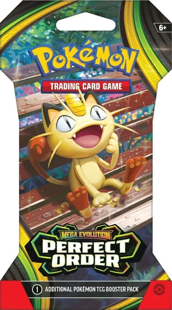 Pokemon TCG Mega Evolution Perfect Order Sleeved Booster Pack, Hobbies ...
