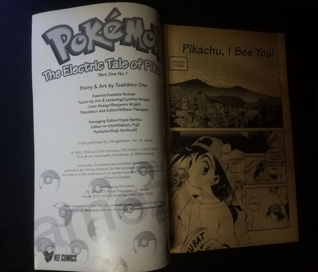 Pokemon: The Electric Tale of Pikachu (1998): The Complete Set, Hobbies ...