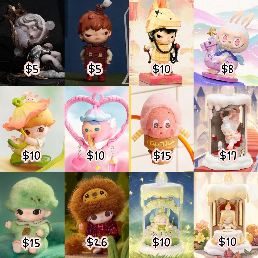 POPMART CLEARANCE Skullpanda, Dimoo, Hirono, Labubu The Monsters ...