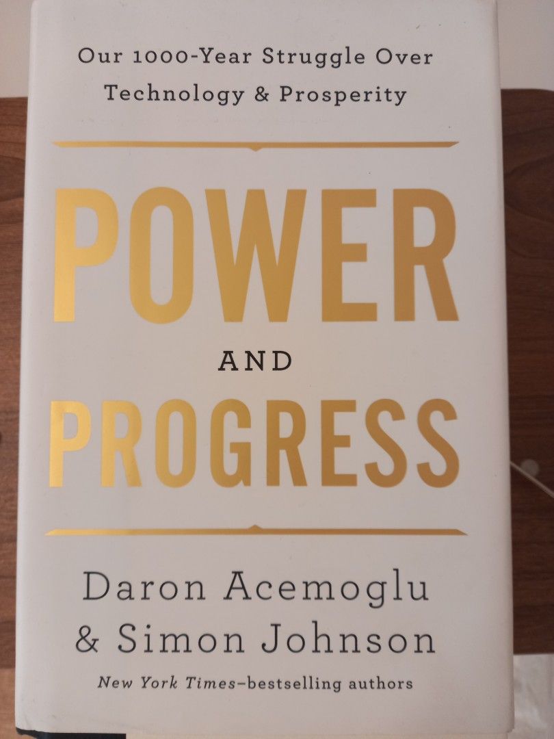Power and Progress - Daron Acemoglu & Simon Johnson ( hard cover), 興趣及 ...